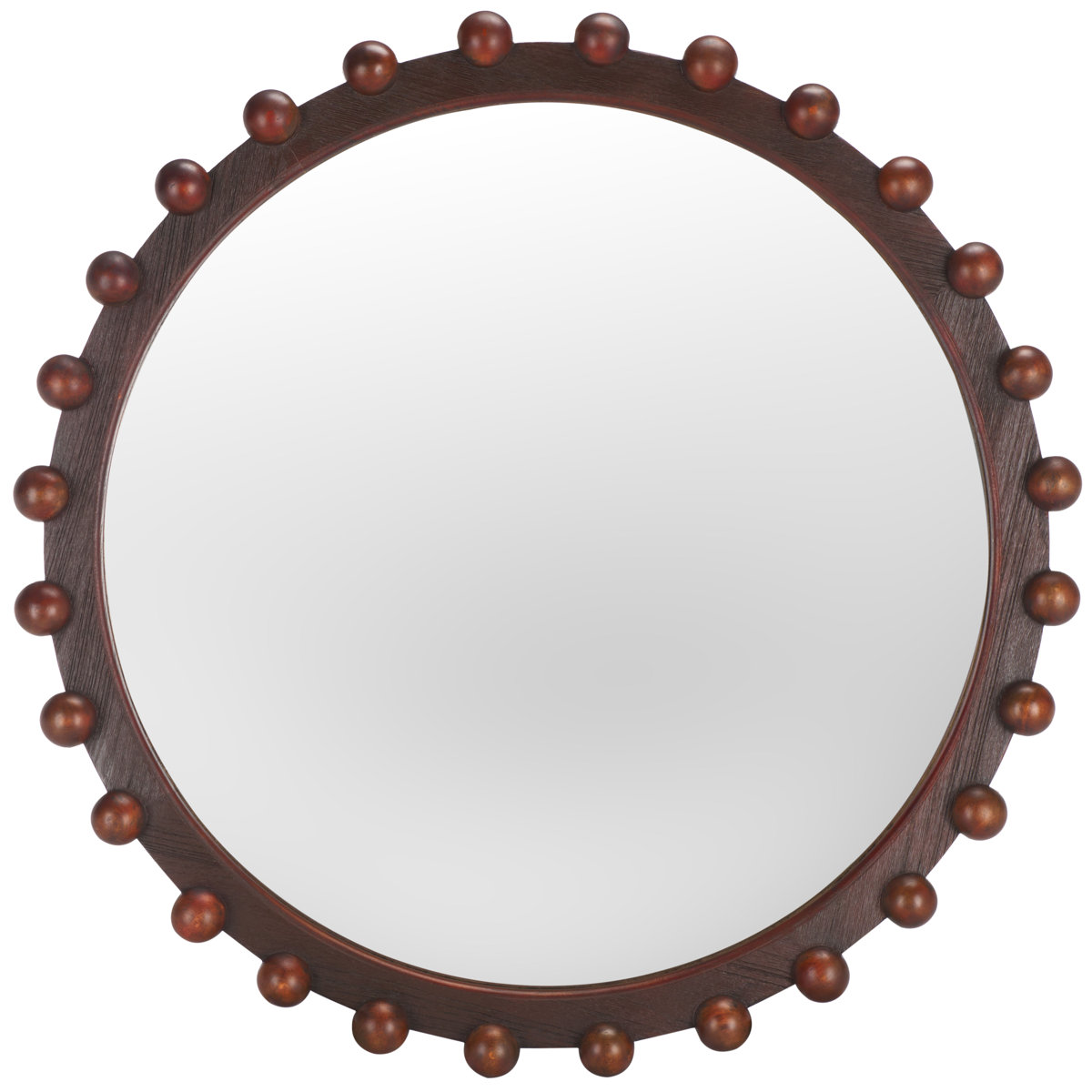 AllModern Fenisha Walnut Mirror | AllModern