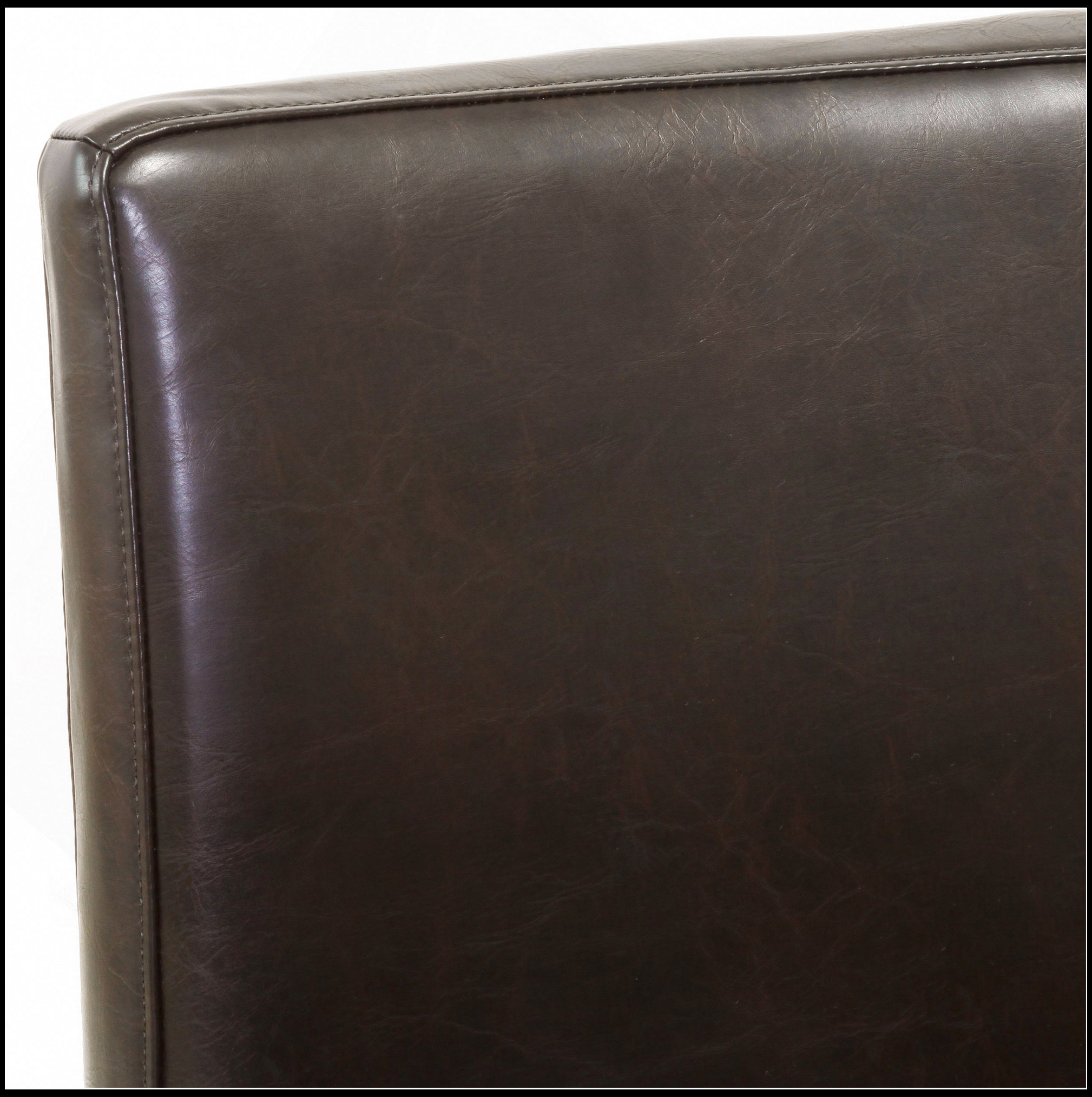 Latitude Run® 26-Inch Brown Leather Counter Stools (Set Of 2) - Wayfair ...