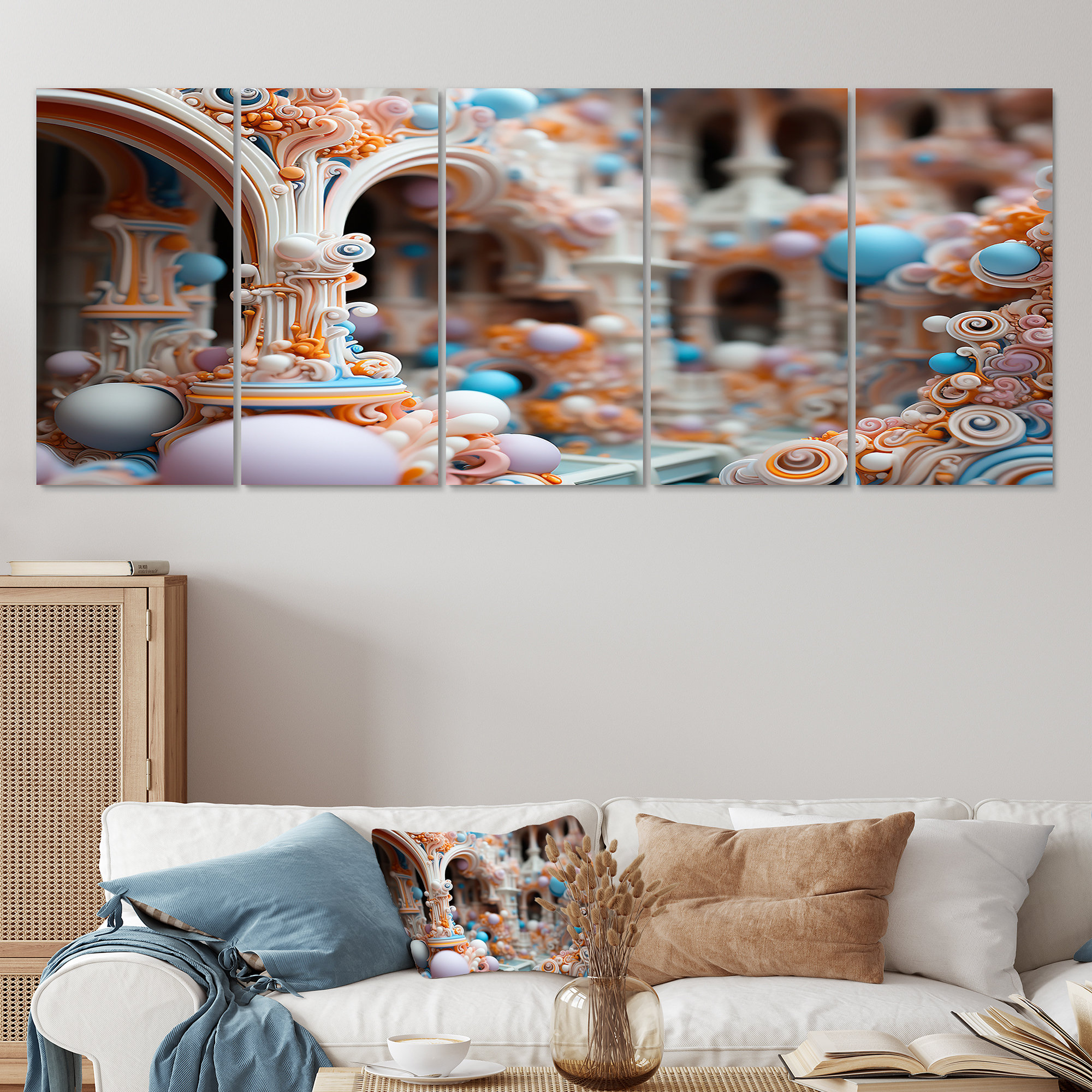 Design Art Fractal Metropolis Architectural Infinity - City Futuristis ...