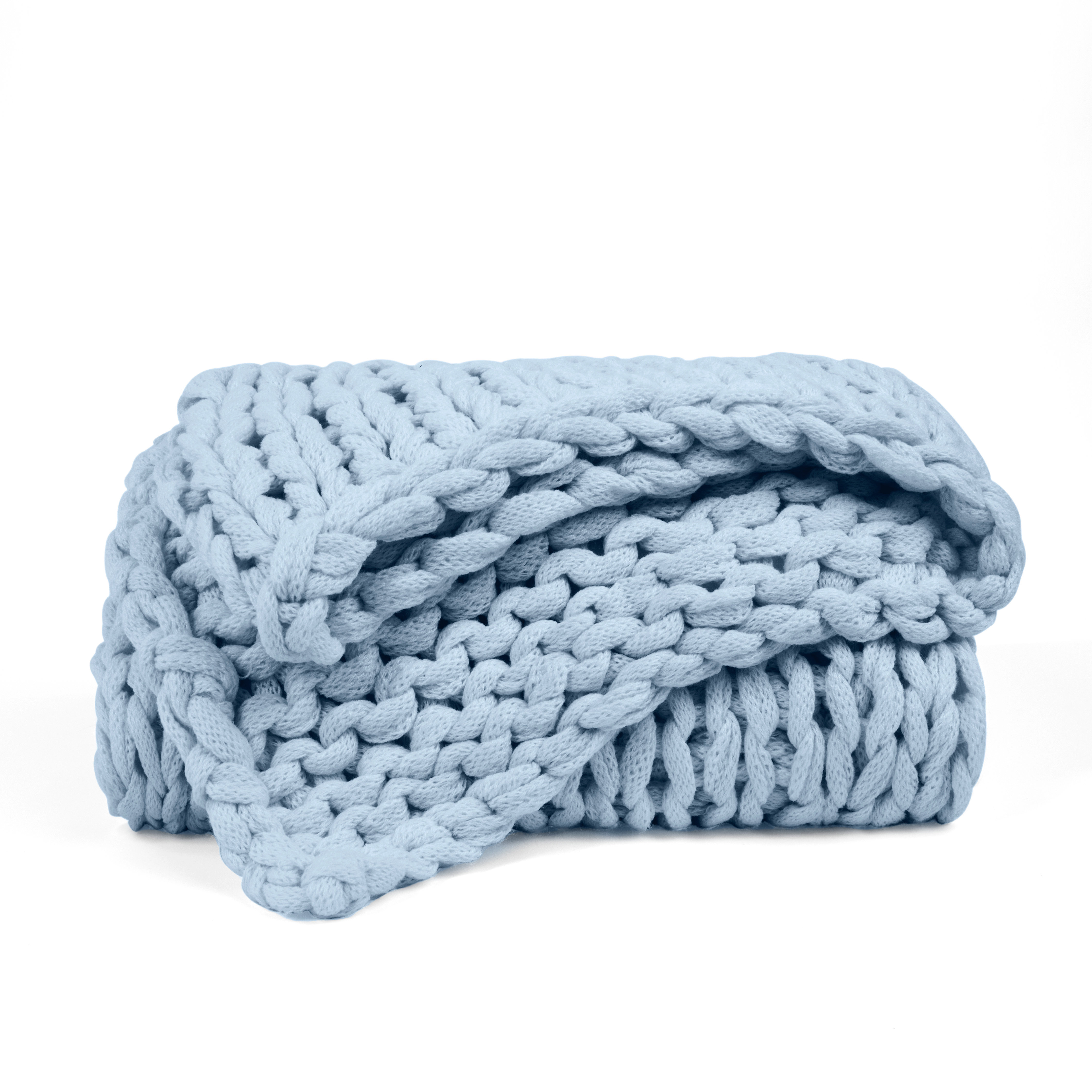 Becky Cameron Handmade Chunky Knit Throw Blanket & Reviews | Wayfair