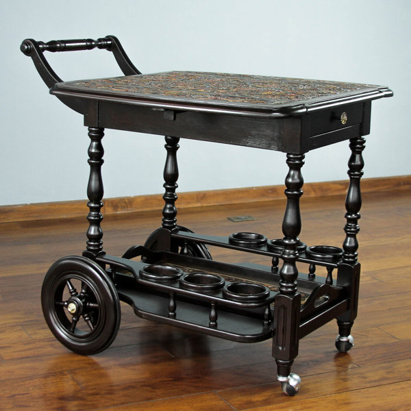 Bungalow Rose Faidon Bar Serving Cart | Wayfair