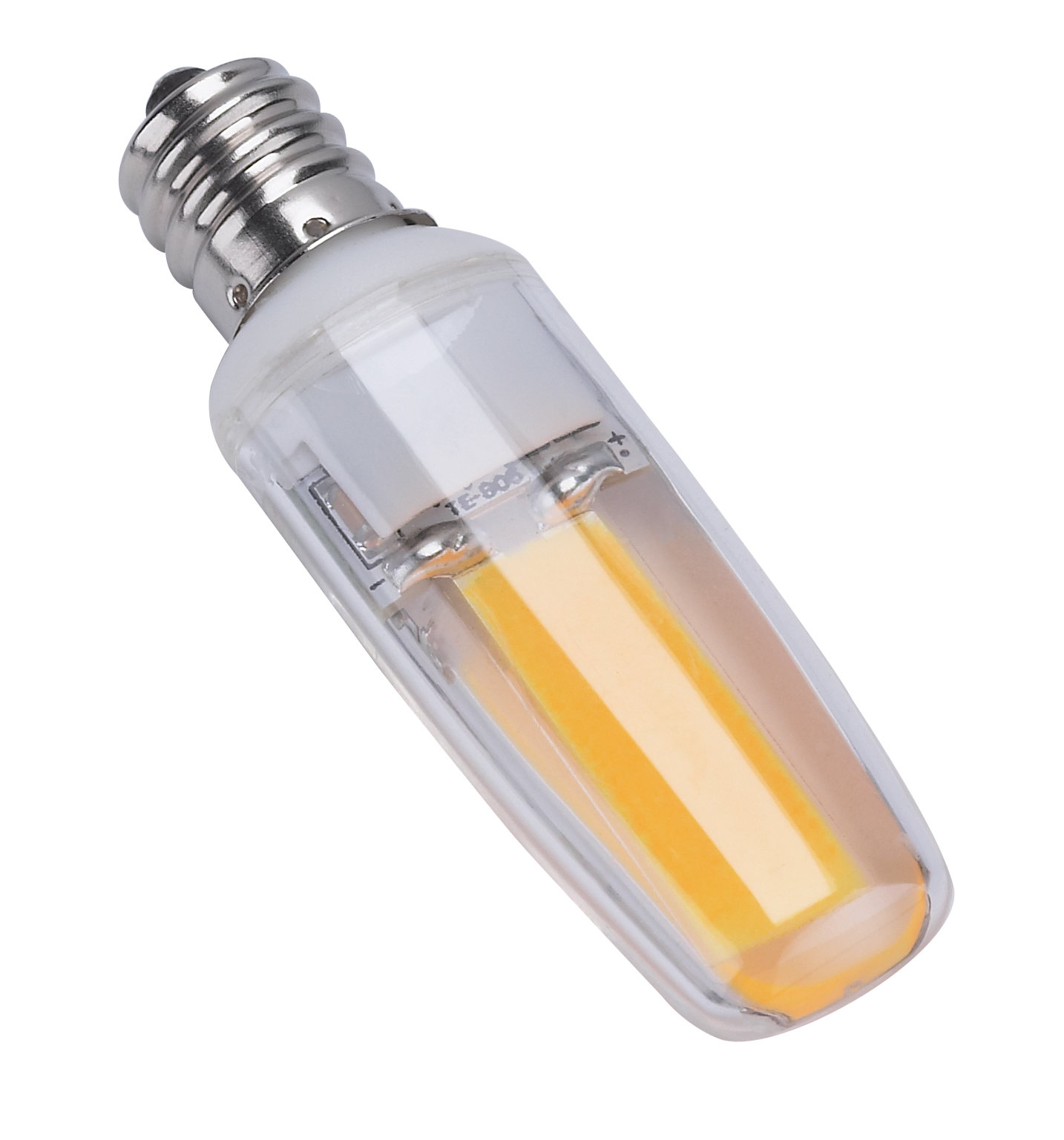 Satco 4 Watt (35 Watt Equivalent), T4 LED, Dimmable Light Bulb ...