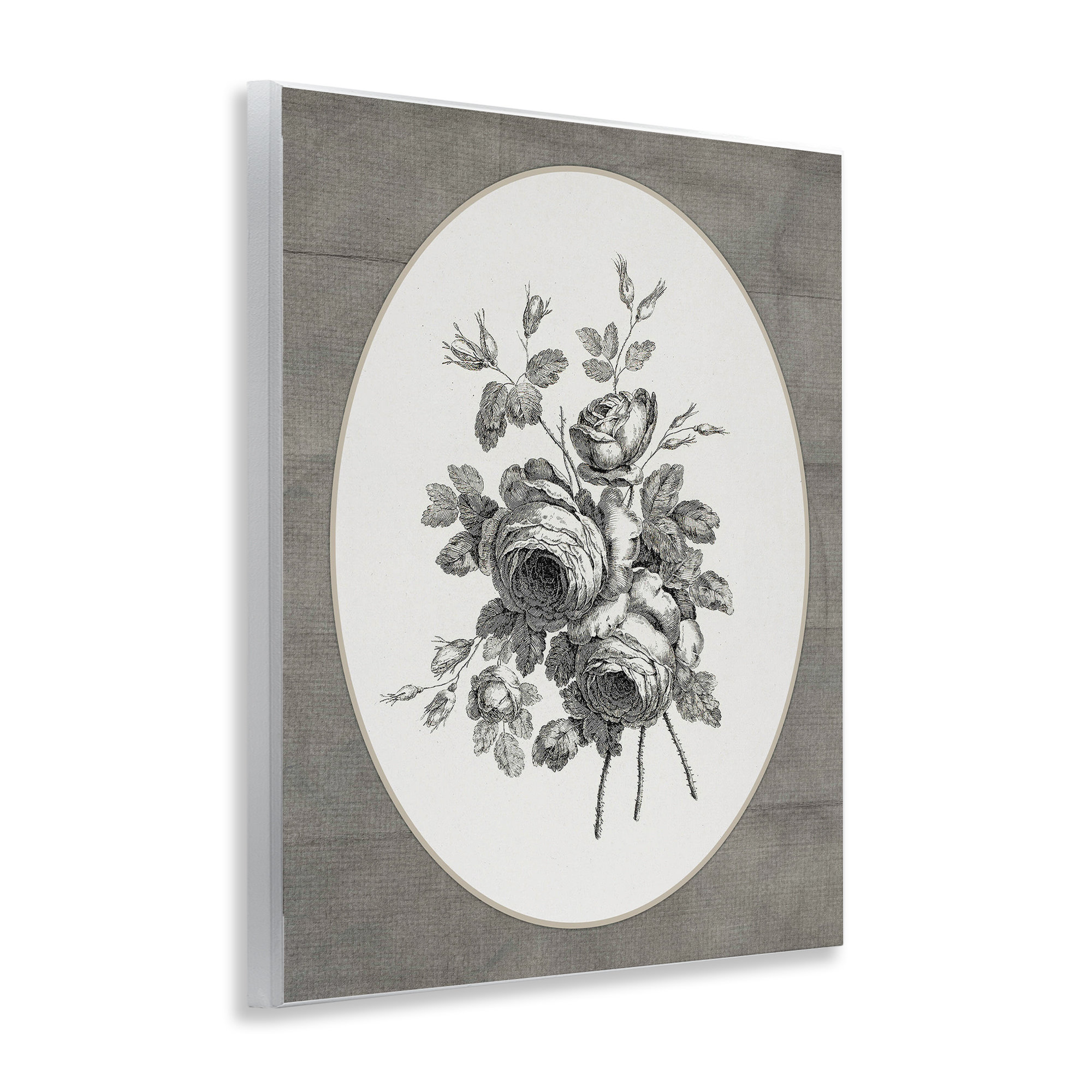 Charlton Home® Vintage Roses Vignette Wall Plaque Art, design by ...