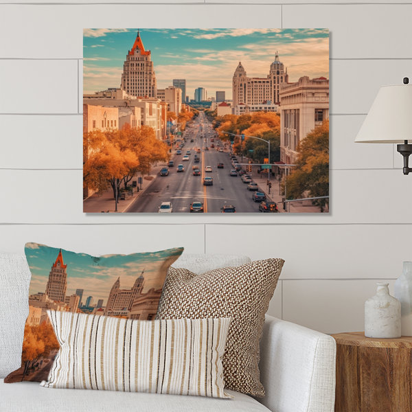 Winston Porter " Austin Dynamic Cityscape I " - Wayfair Canada
