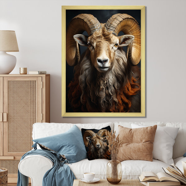 Latitude Run® Sheep Majestic Ram I On Canvas Print | Wayfair