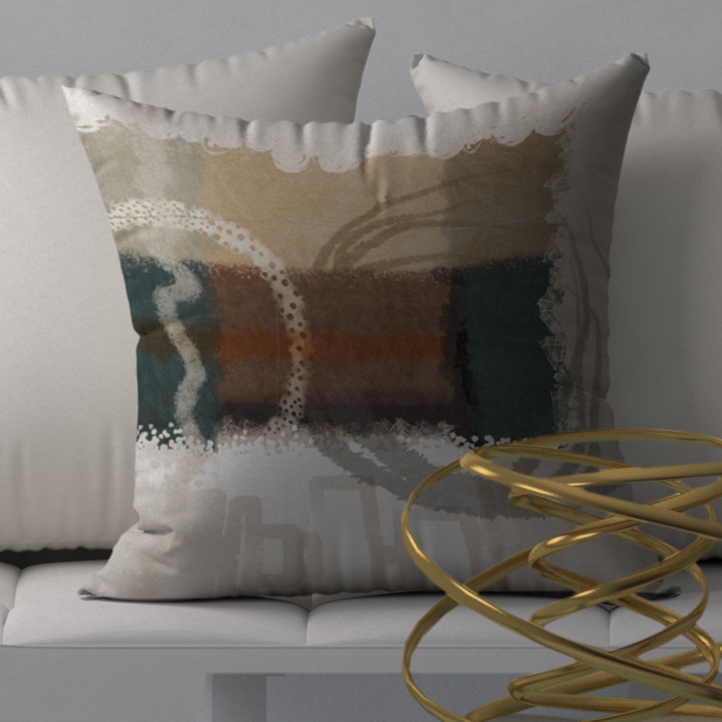 LeRoi Products Subtle Versatile Square Pillow Cover & Insert | Wayfair