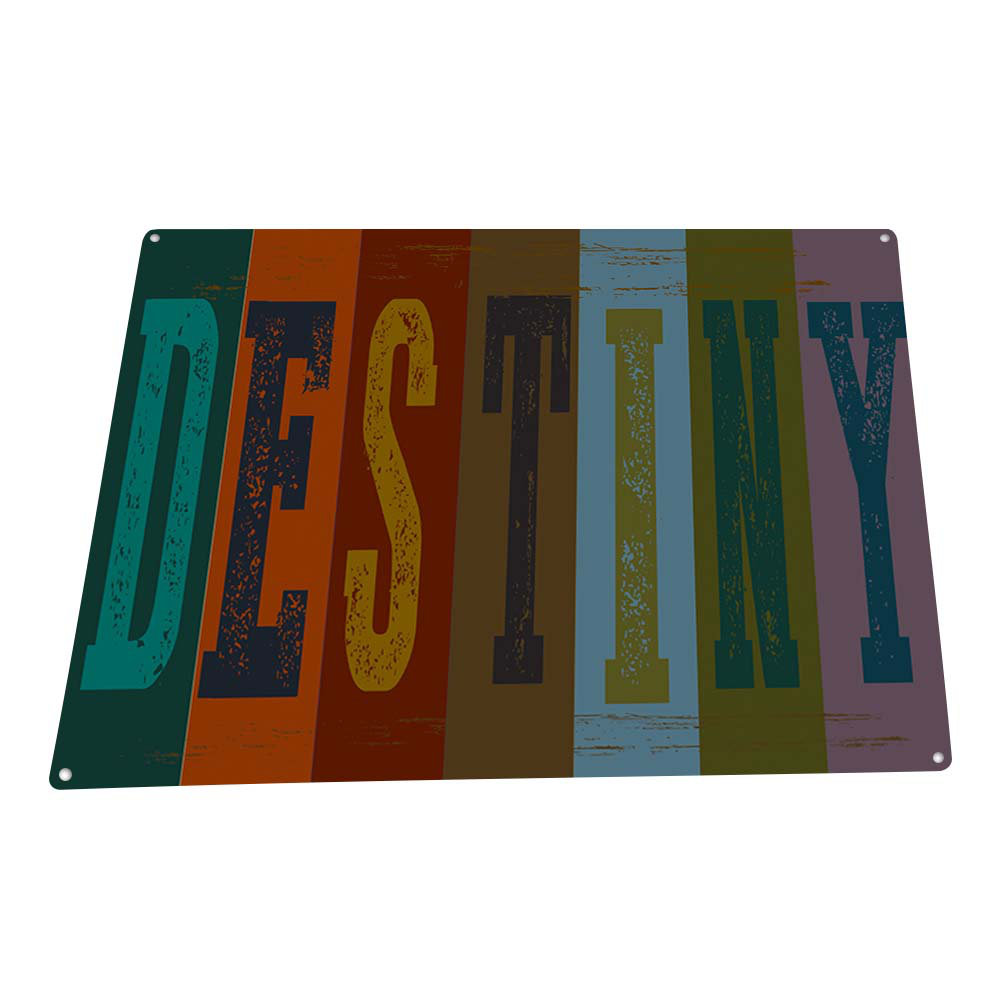 Winston Porter Rustic Destiny Sign | Wayfair