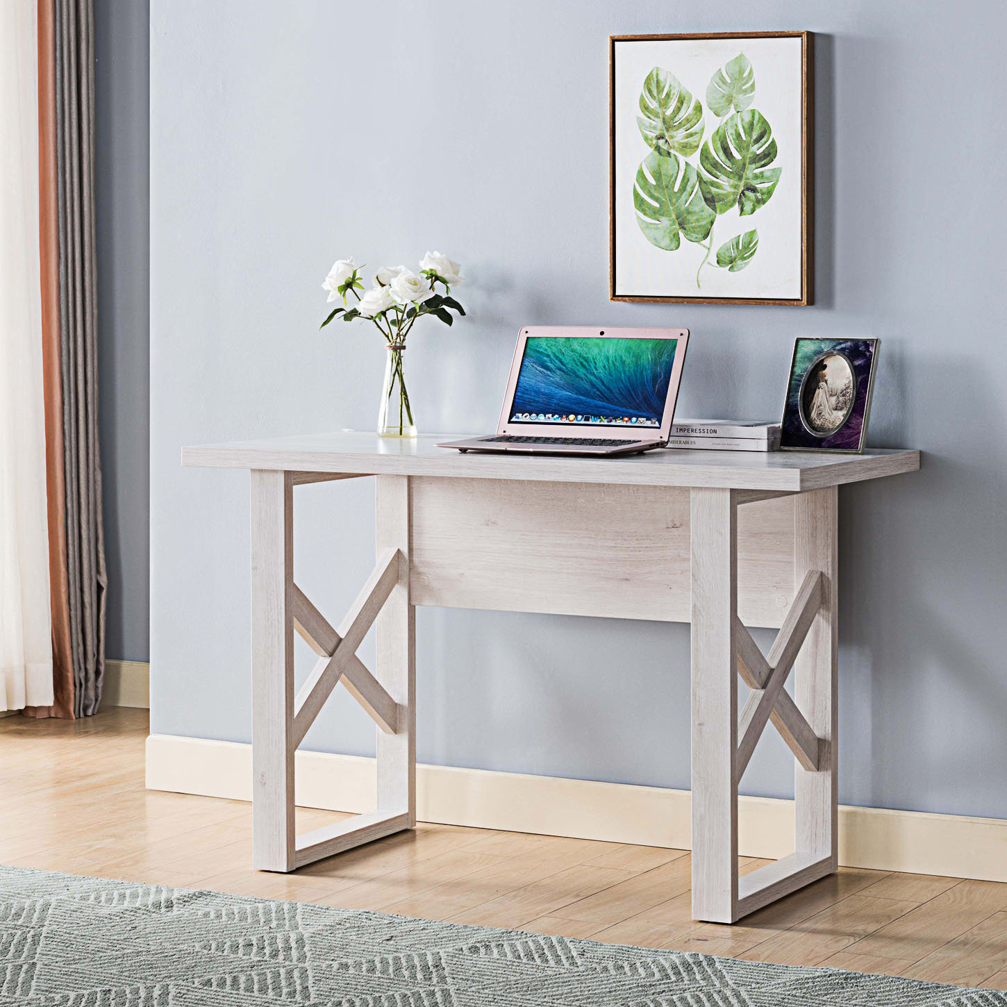 17 Stories Writing Desk, Laptop Table Desk, Work Table | Wayfair