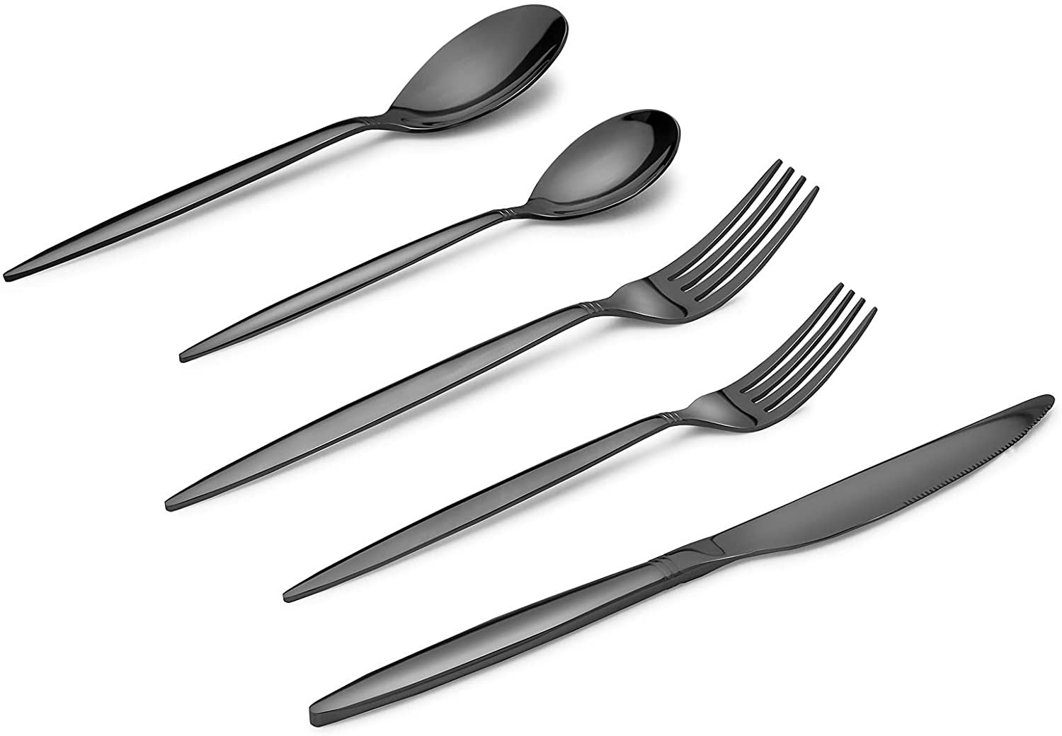 Latitude Run® 40 Piece Silverware Set For 8, Dinning Stainless Steel ...