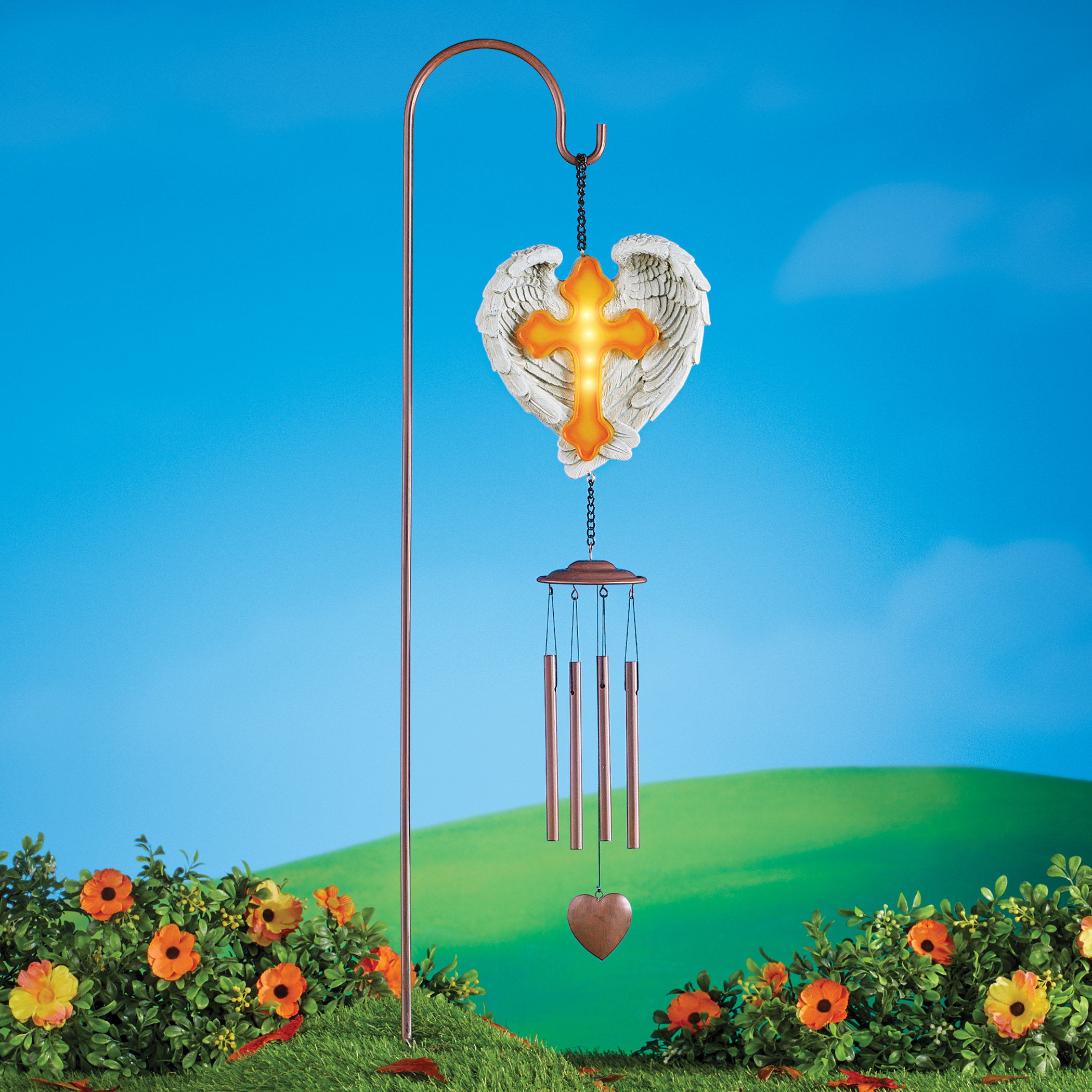 Arlmont & Co. Kerith Plastic Religious & Spiritual Wind Chime - Wayfair ...