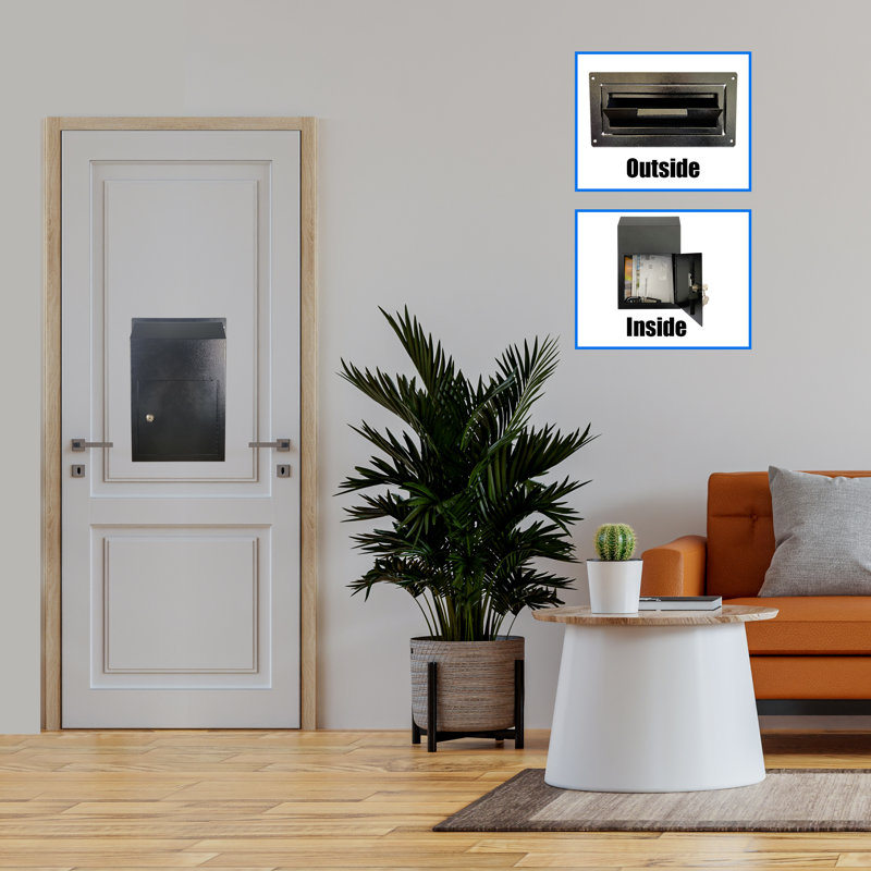 Plugsharge Door Drop Box,Mail Slots Through the Door Prevents Fishing ...