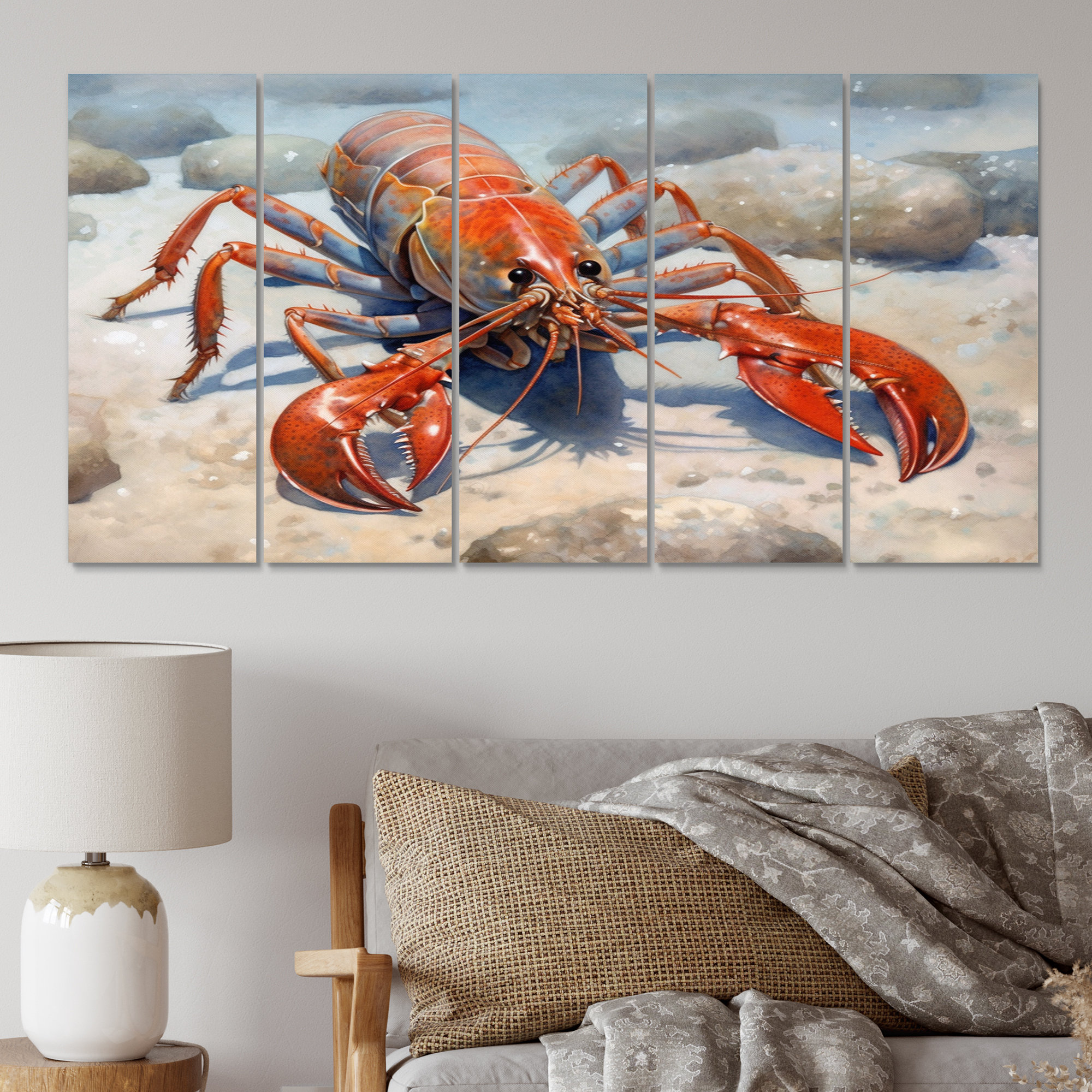 Dovecove Coastal Animals Wall Decor on Metal - Wayfair Canada