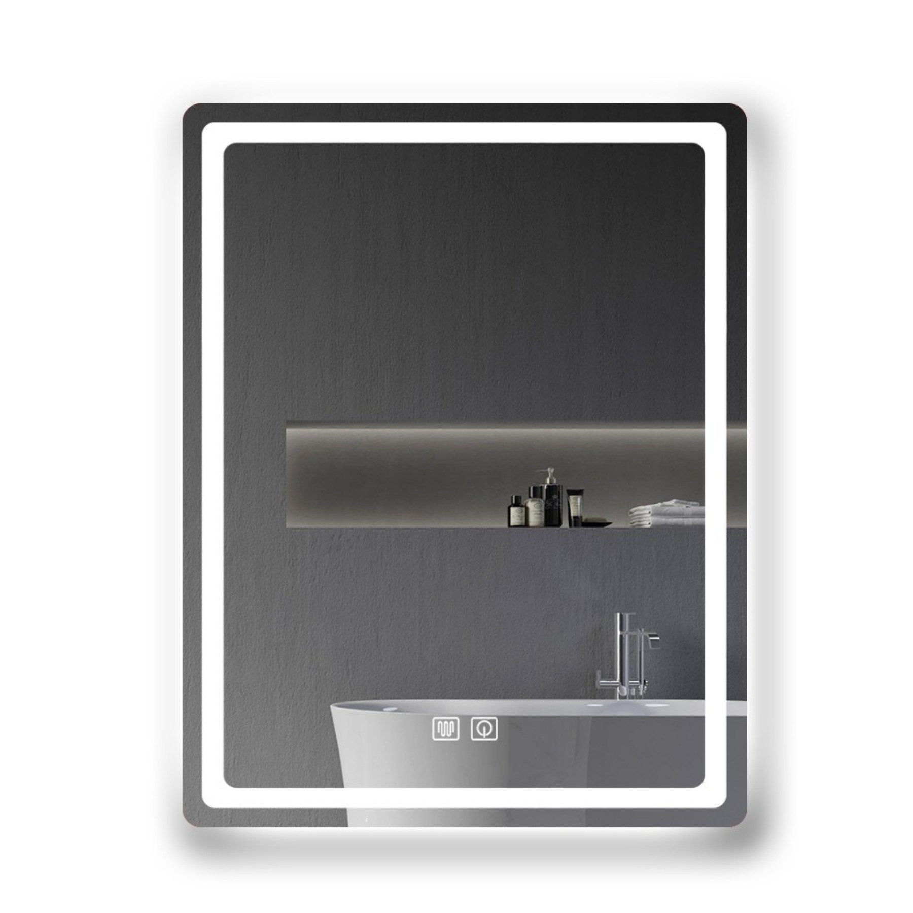 Brayden Studio® Trendy 31" H Polished Crystal Smart LED Bathroom Wall ...