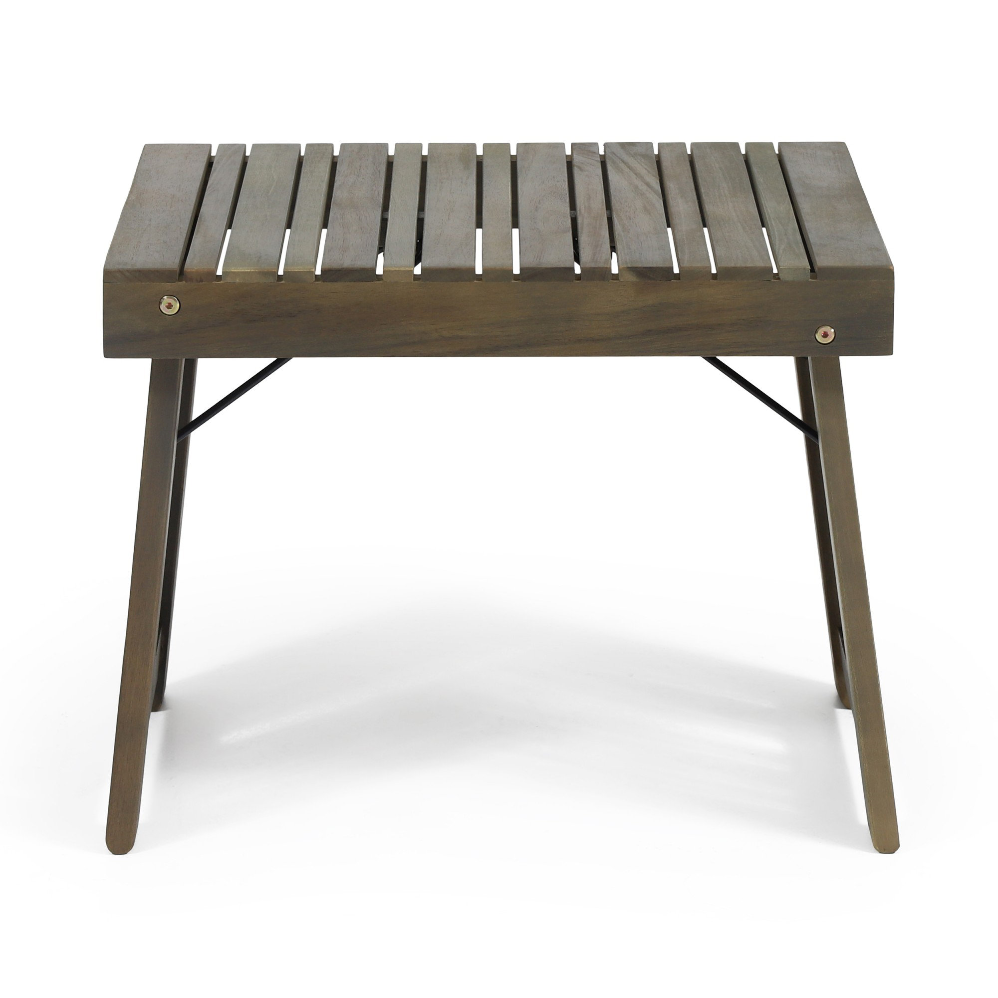 Gracie Oaks High-quality side table made of acacia wood | Wayfair