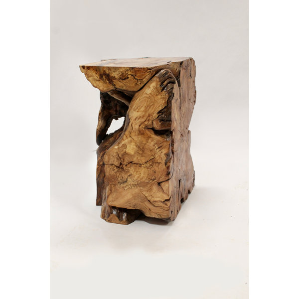 Canyon Woodworking Solid Wood Tree Stump End Table | Wayfair