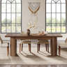 Millwood Pines 78.74" Extra Long Farmhouse Dining Table, Wooden ...