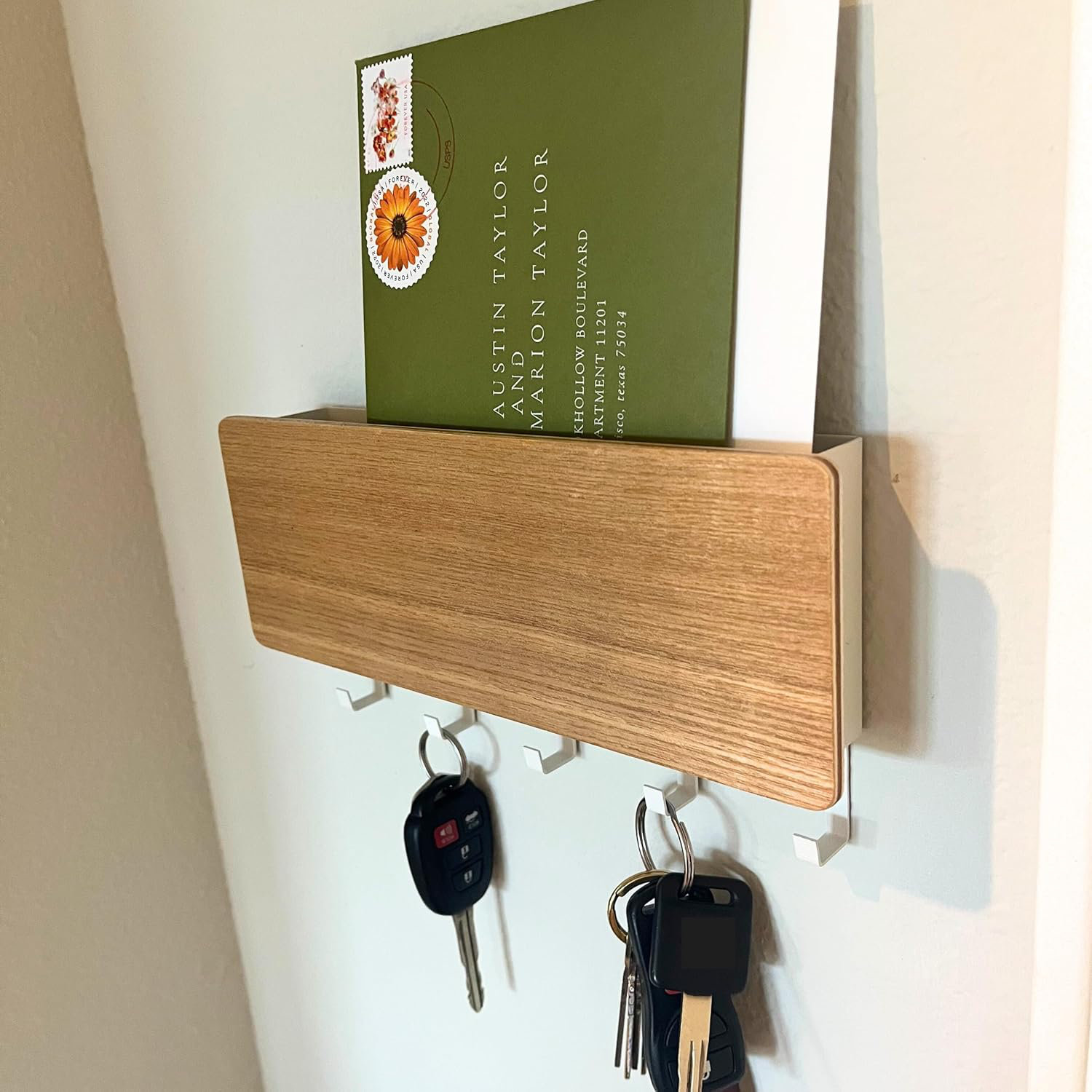 RAPTIZ Key Holder For Wall - Modern Key Holder For Wall - Entryway Wall ...