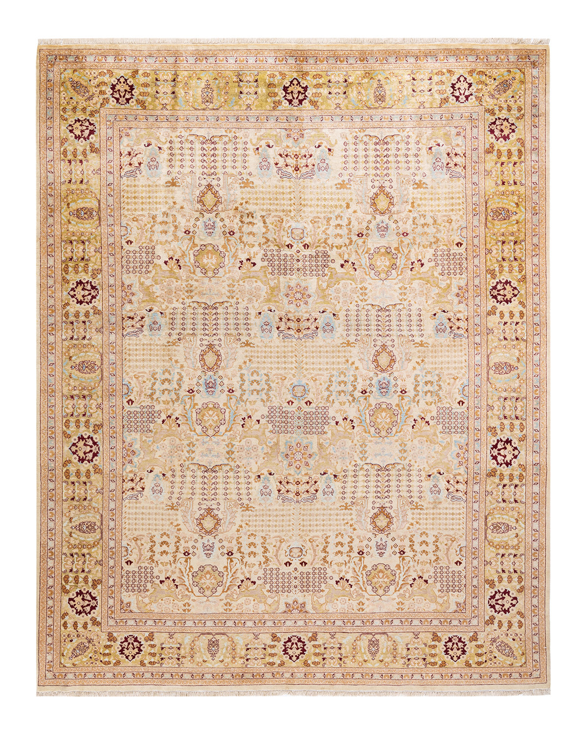 The Twillery Co.® Keenan One-Of-A-Kind Hand-Knotted Area Rug - Ivory, 8 ...