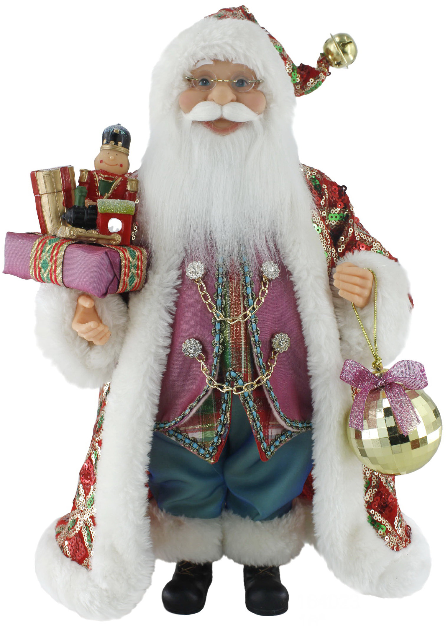 House of Hampton® 16" Double Breasted Royal Santa | Wayfair