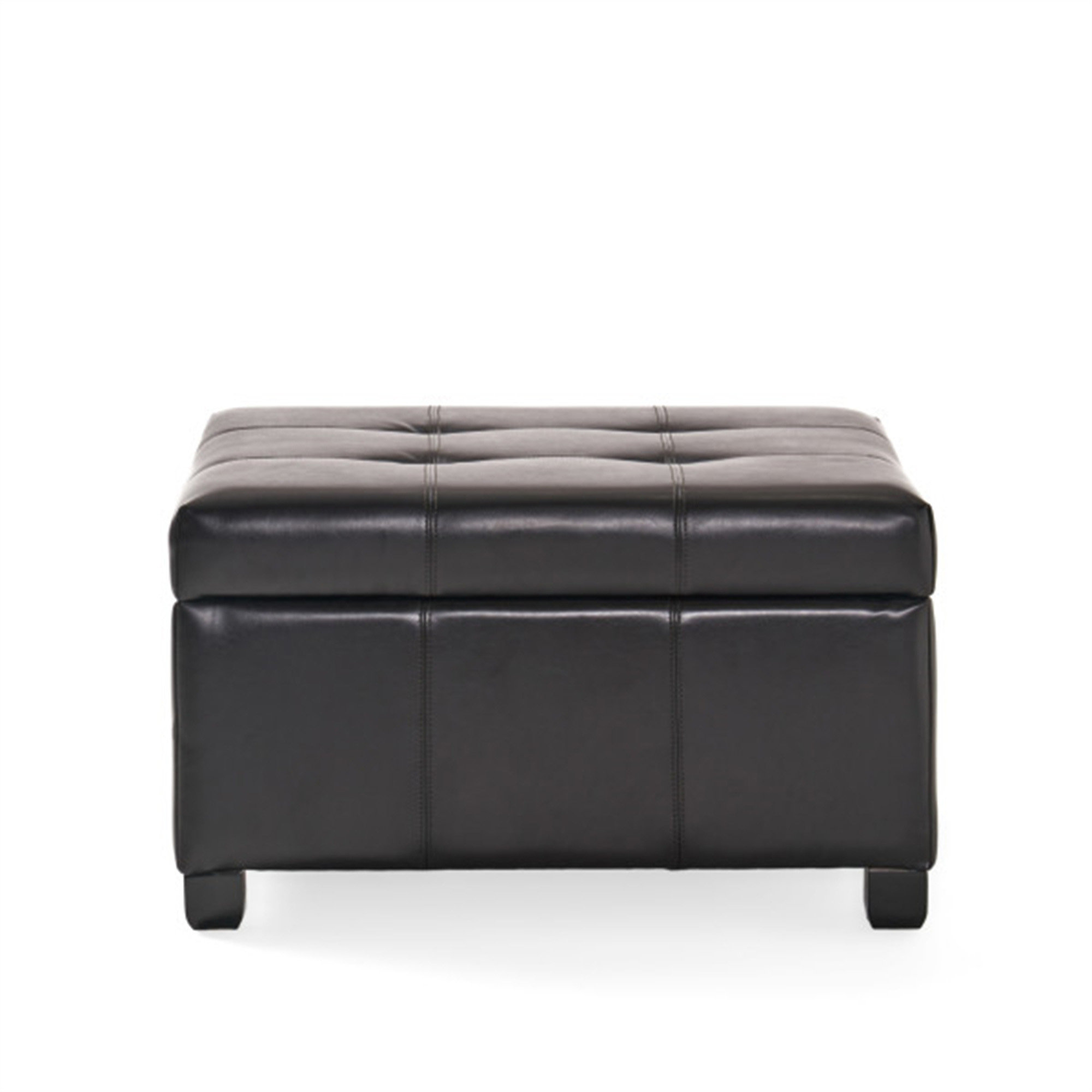 Latitude Run® Versatile Leather Ottoman With Stylish Design And Ample ...