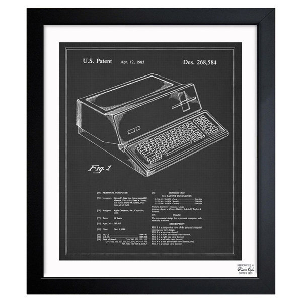 Oliver Gal First Apple Personal Computer, 1983 - Illustration | Wayfair