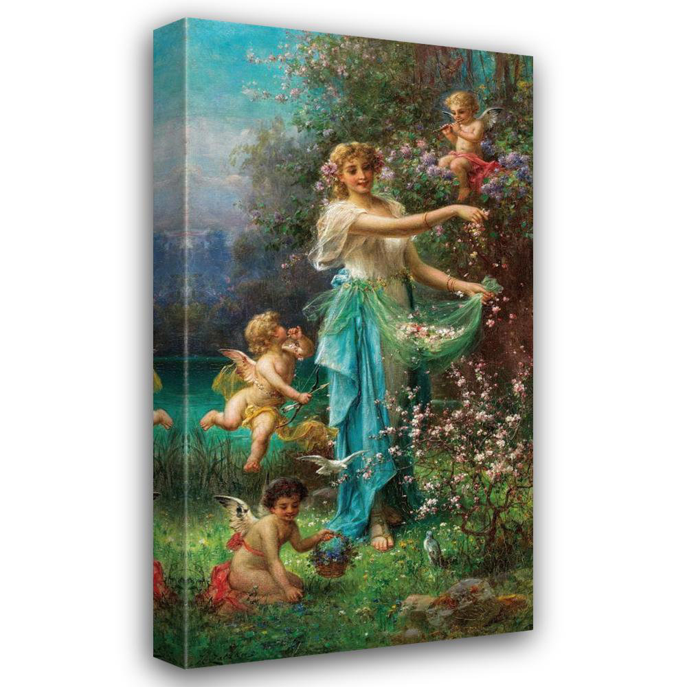 Astoria Grand "An Allegory of Spring with Cupid" by Hans Zatzka ...