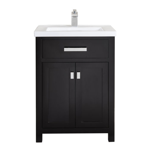 24 Inch Black Bathroom Vanities You'll Love | Wayfair