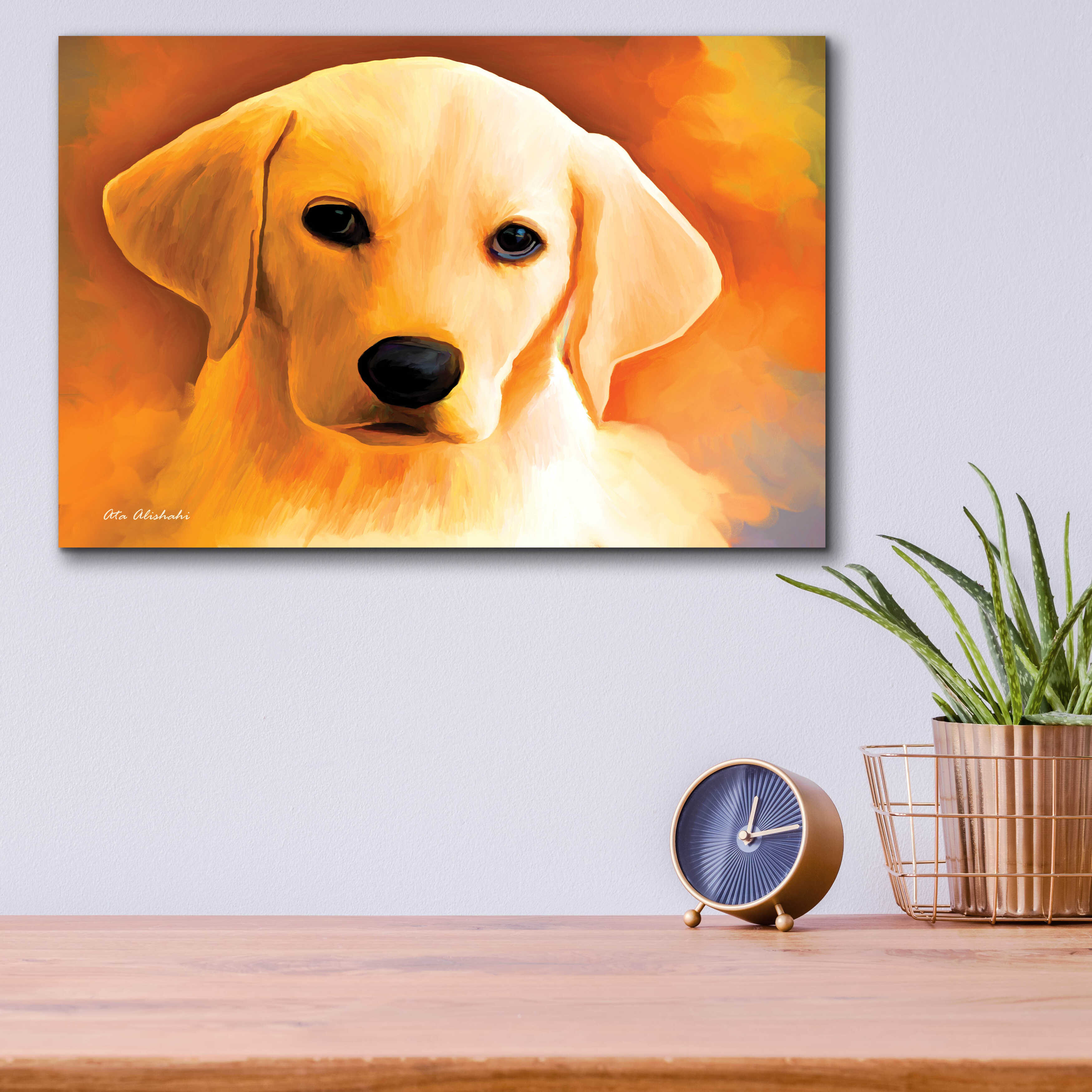 Red Barrel Studio® Puppy by Ata Alishahi - Unframed Print | Wayfair