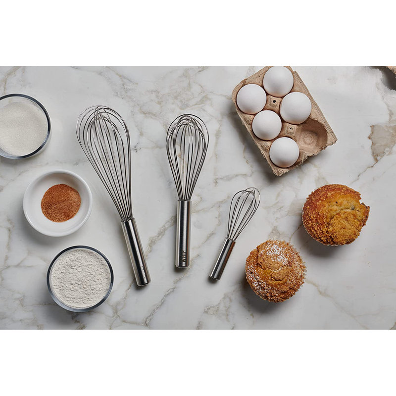 Tovolo Stainless Steel Whisk Whip Kitchen Utensil Bundle - Set of 3 ...