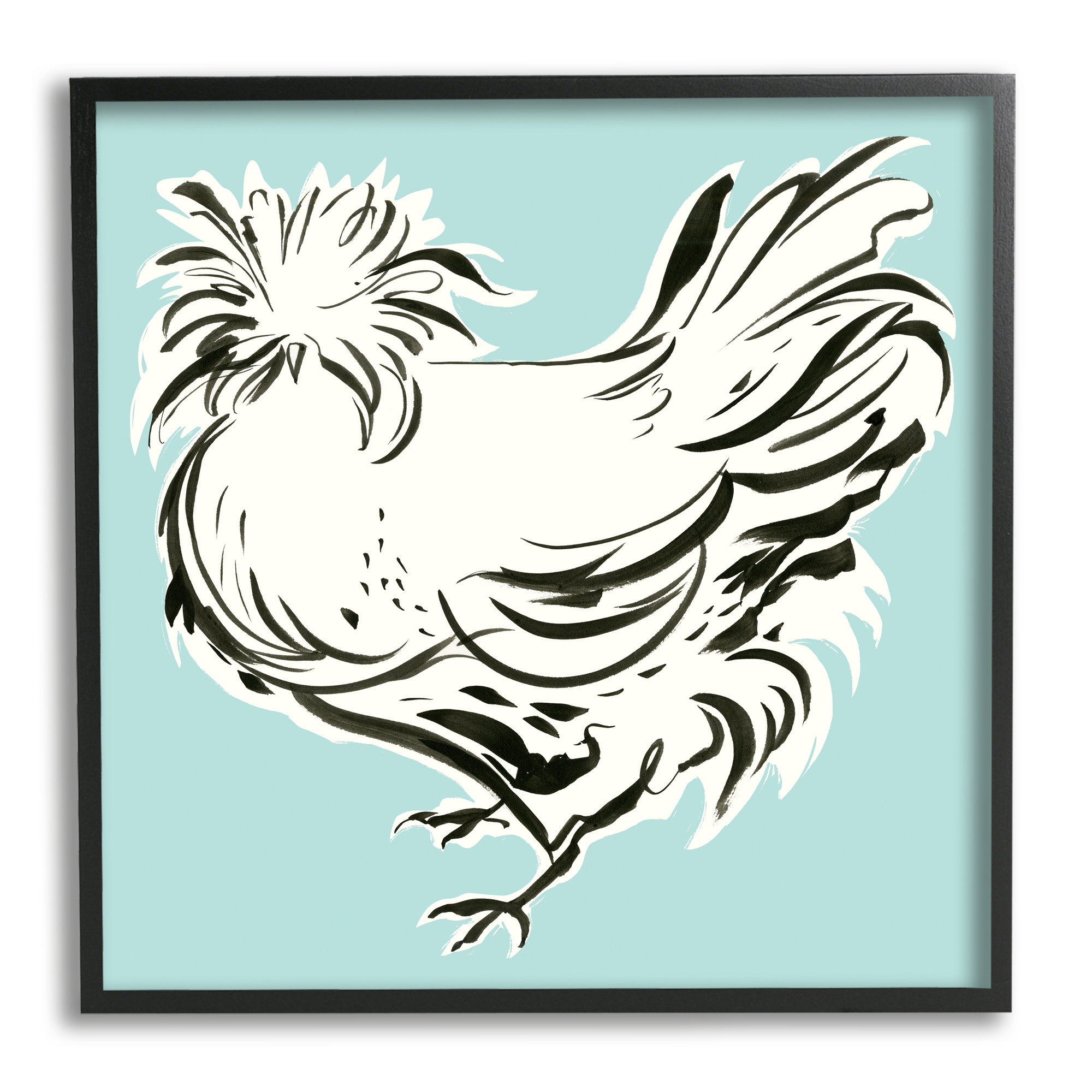 Stupell Industries Modern Chicken by Laura Marr | Wayfair