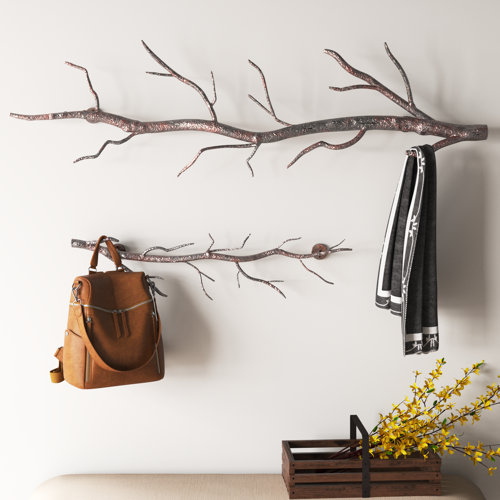 The Twillery Co.® Dighton Steel Wall Mounted Coat Rack & Reviews | Wayfair