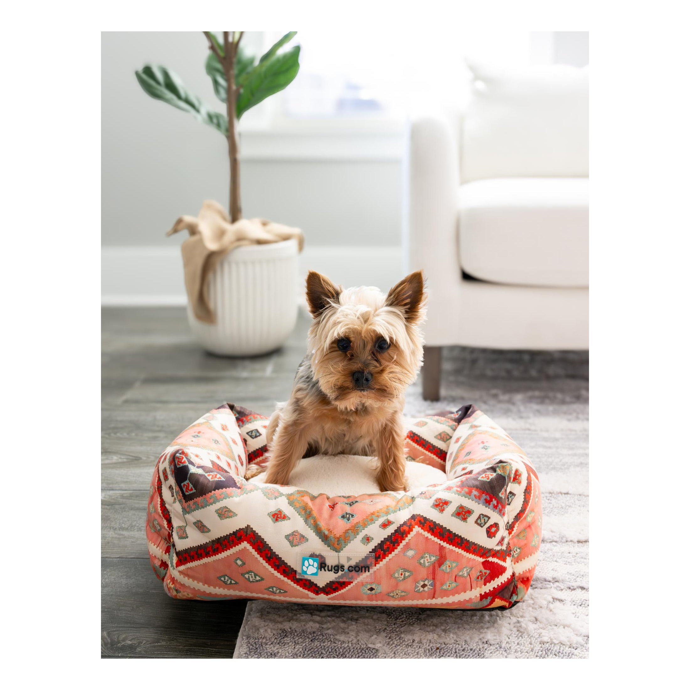 Rugs.com Southwestern Premium Pet Bed Rug | Wayfair