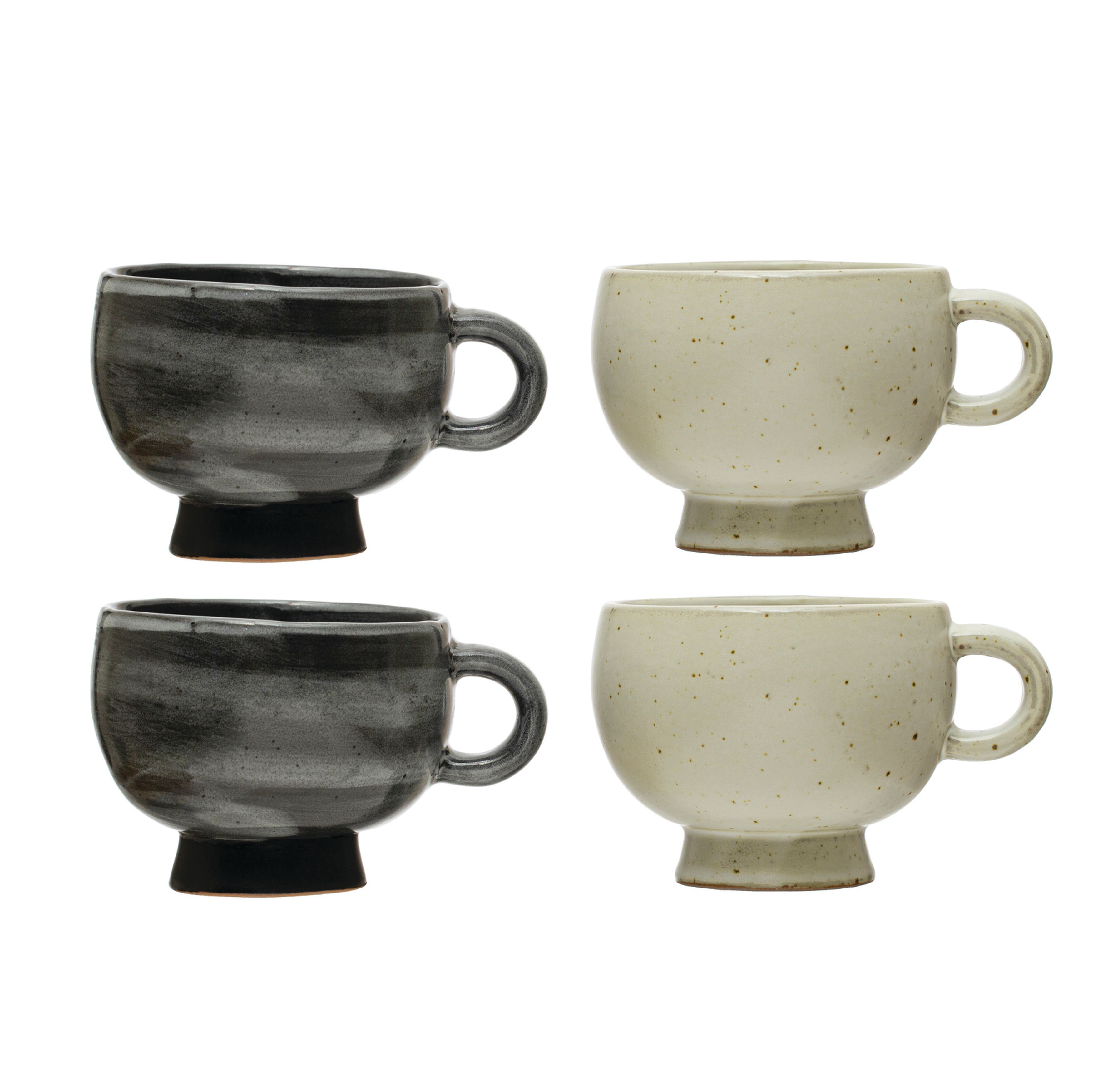 Foundry Select Modern Stoneware Footed Mug - Wayfair Canada