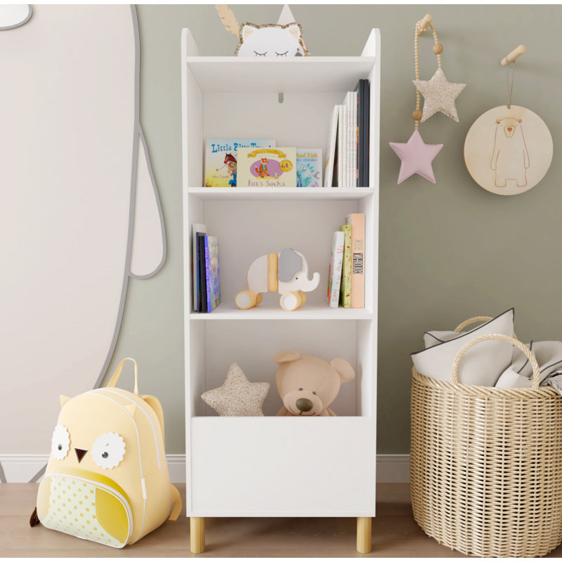 Isabelle & Max™ Ailena Kids 4-Tier Bookcase, Children's Book Display ...