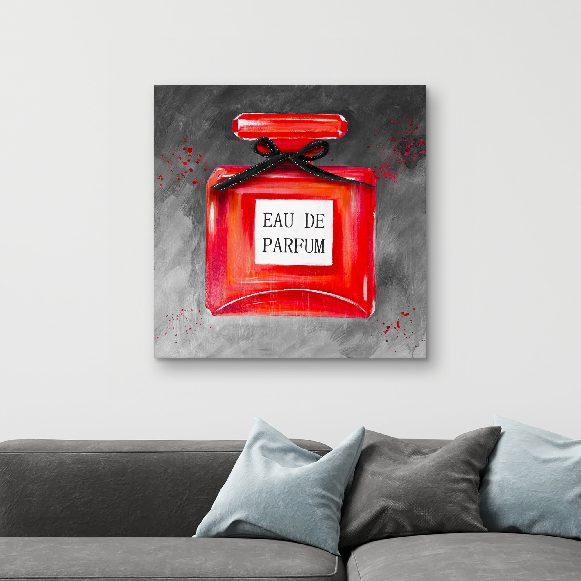 Begin Edition International Inc. Perfume bottle - 32"x32" art on canvas ...