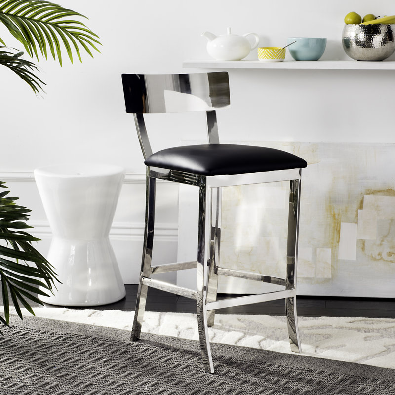 Latitude Run® Chromium Counter & Bar Stool & Reviews | Wayfair