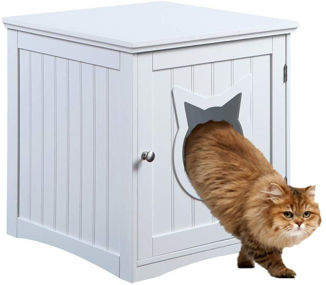 Tucker Murphy Pet™ Jaquelin Wood Litter Box Enclosure & Reviews | Wayfair