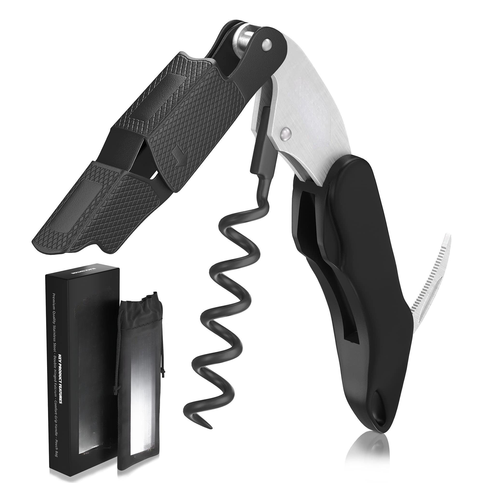 Prep & Savour Ayman Stainless Steel Corkscrew | Wayfair