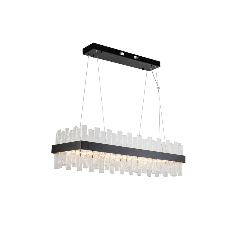 Liang & Eimil Aura 1 - Light Square/Rectangle LED Chandelier | Wayfair