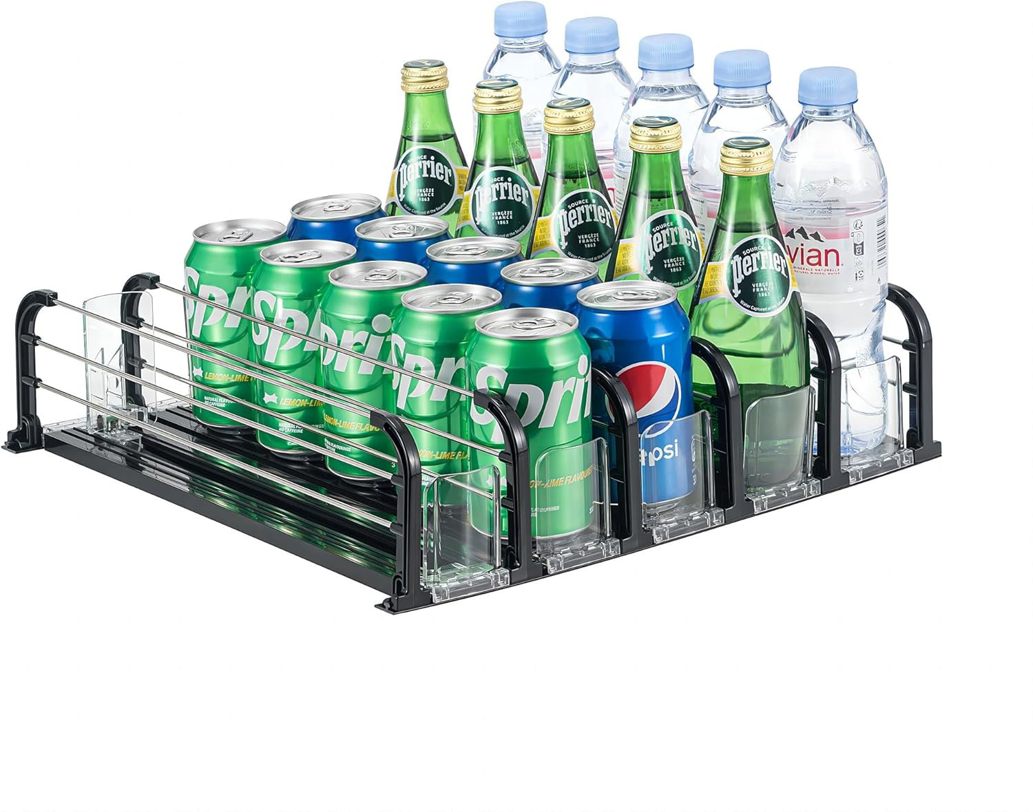 Rebrilliant Drink Organizer For Fridge, Soda Can Organizer For Fridge ...
