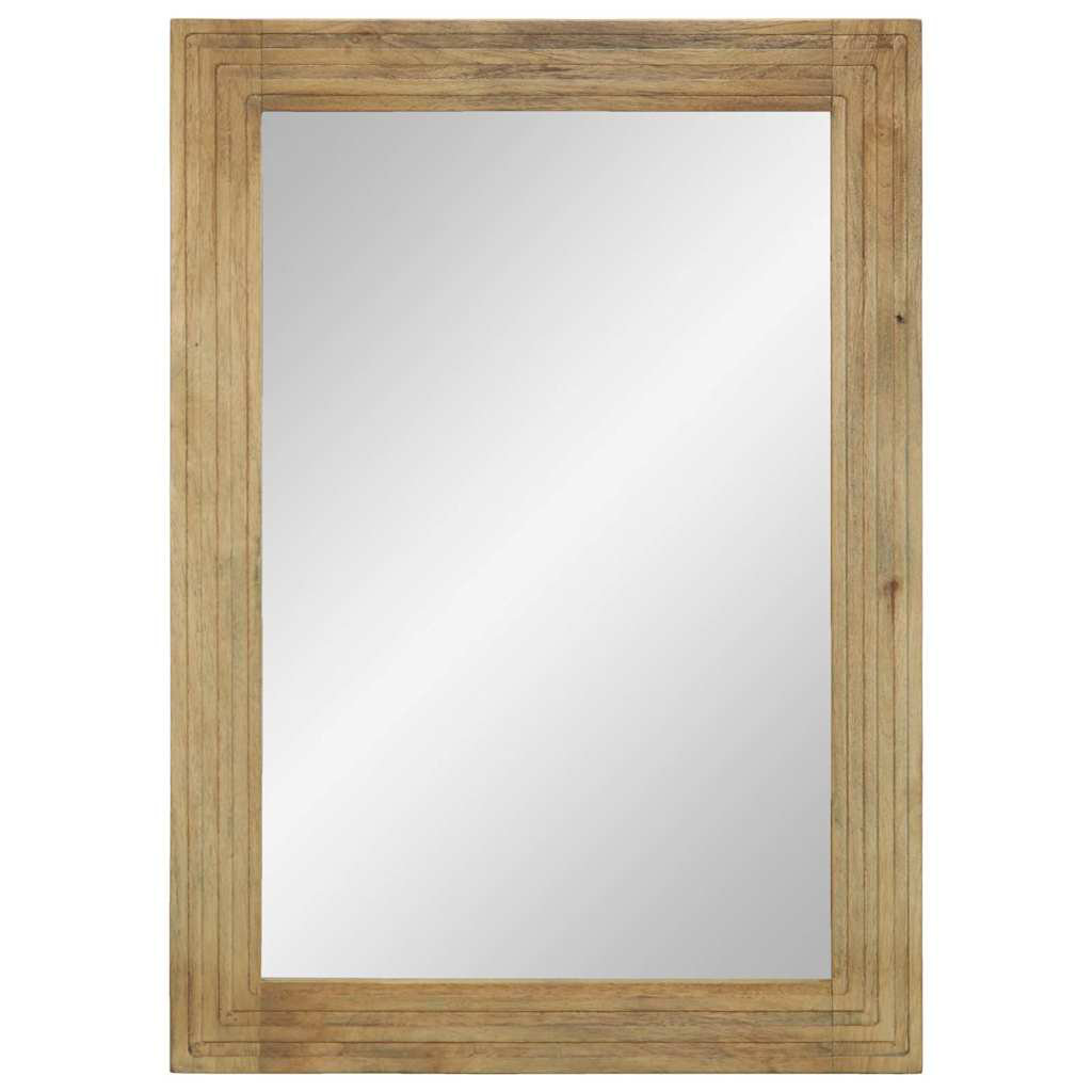 Lily Manor Solid Wood Rectangle Mirror | Wayfair.co.uk
