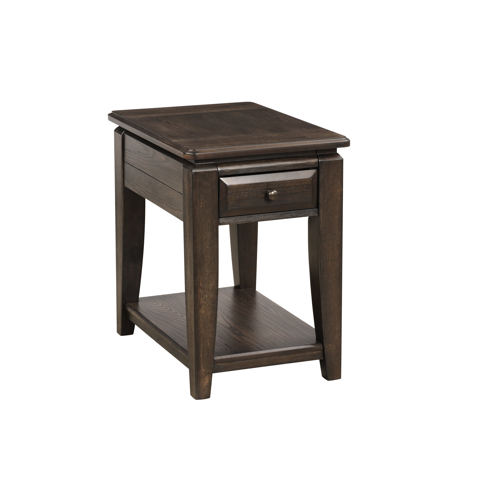 Lark Manor™ Chairside Table With Practical Storage - Solid Wood + 25.77 ...