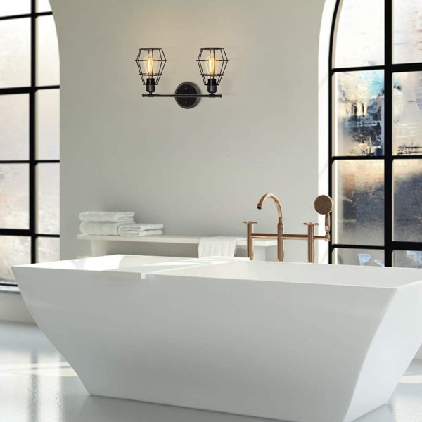 Trent Austin Design® Markovich 2-Light Black Vanity Light & Reviews ...