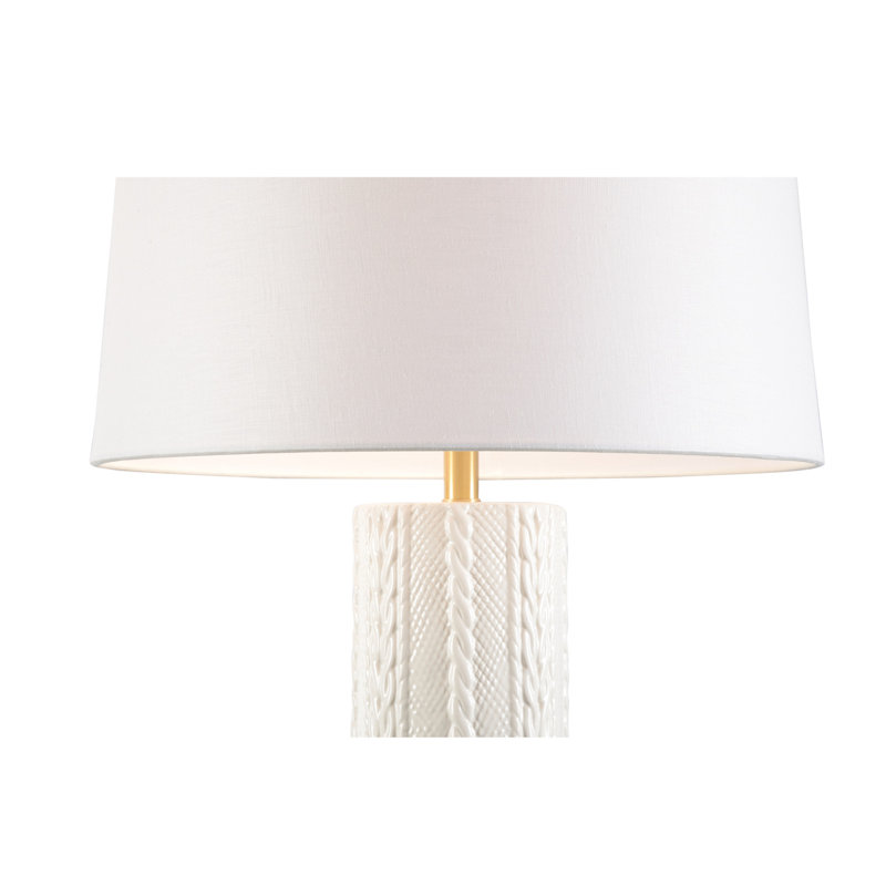 Wildwood Knit Pick Ceramic Table Lamp | Wayfair