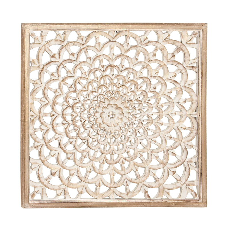 Bungalow Rose Solid Wood Ornamental Wall Decor & Reviews | Wayfair