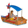 KidKraft Pirate 199.39cm Novelty Sandbox with Cover & Reviews | Wayfair ...