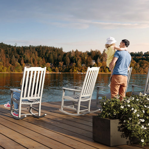 Frontera Americana Resort Solid Wood Rocking Chair & Reviews | Wayfair