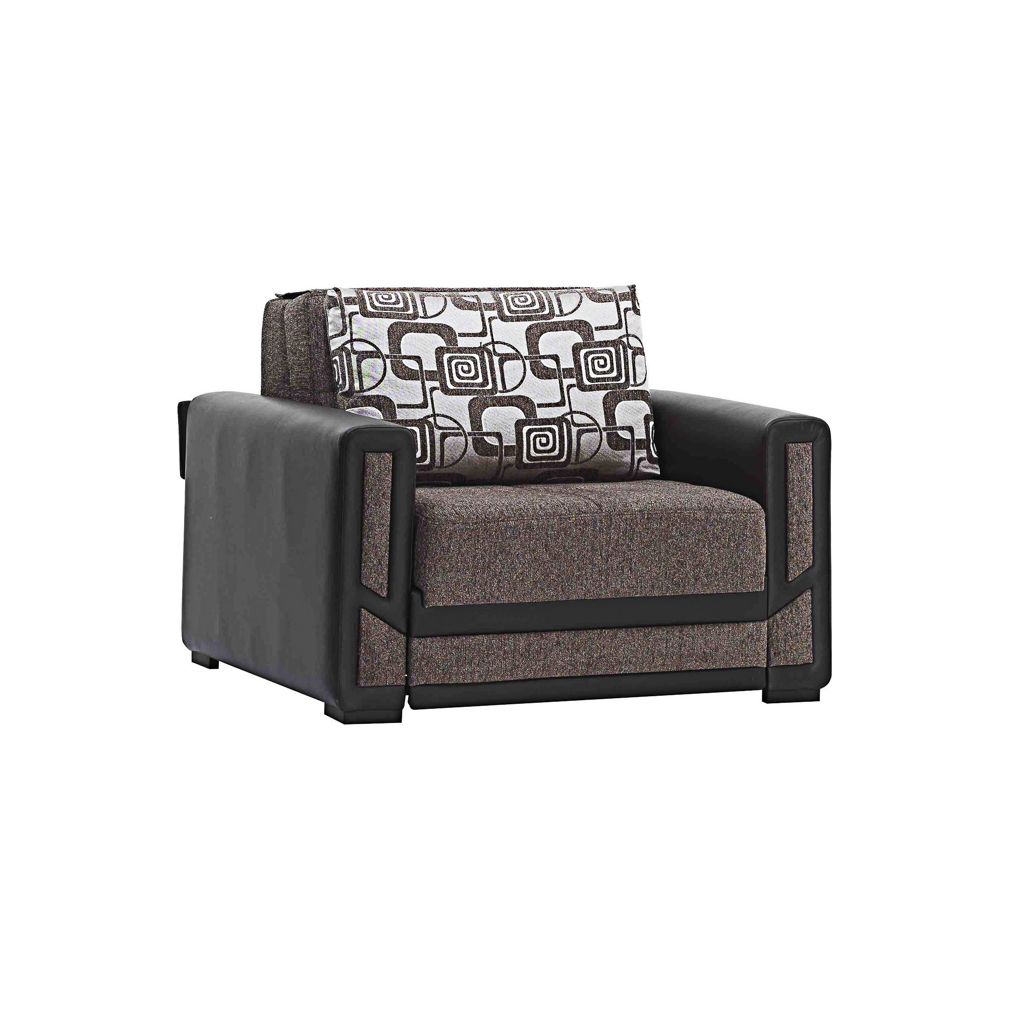Latitude Run® Upholstered Convertible Armchair With Storage | Wayfair