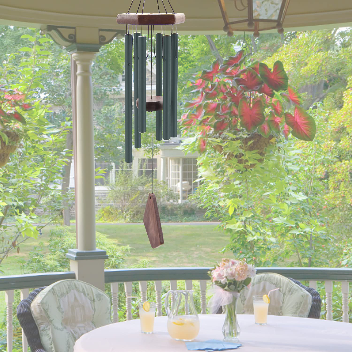 Arlmont & Co. Outdoor Decorative Wind Chimes That Play Soothing ...