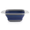 Oster Bluemarine Collapsible Square Plastic Colander In Blue | Wayfair